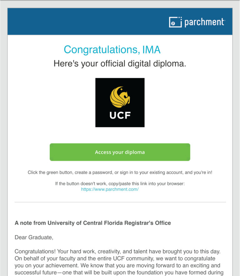 Receiving Your Diploma - College of Graduate Studies